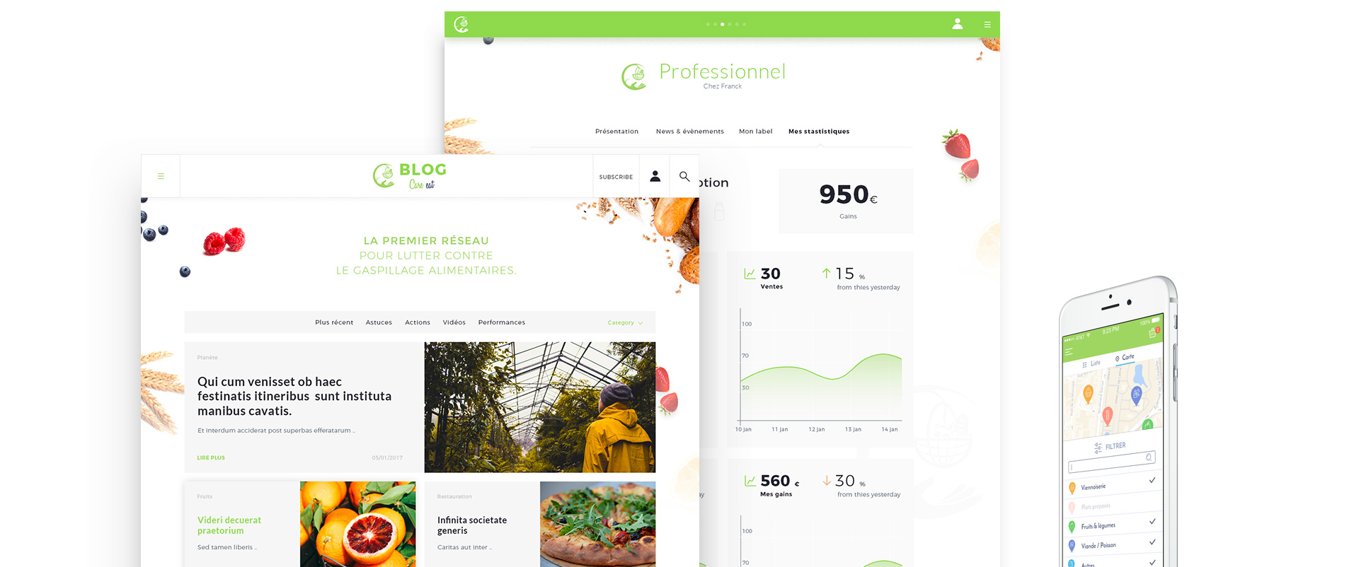 user interface careat | la sentinelle